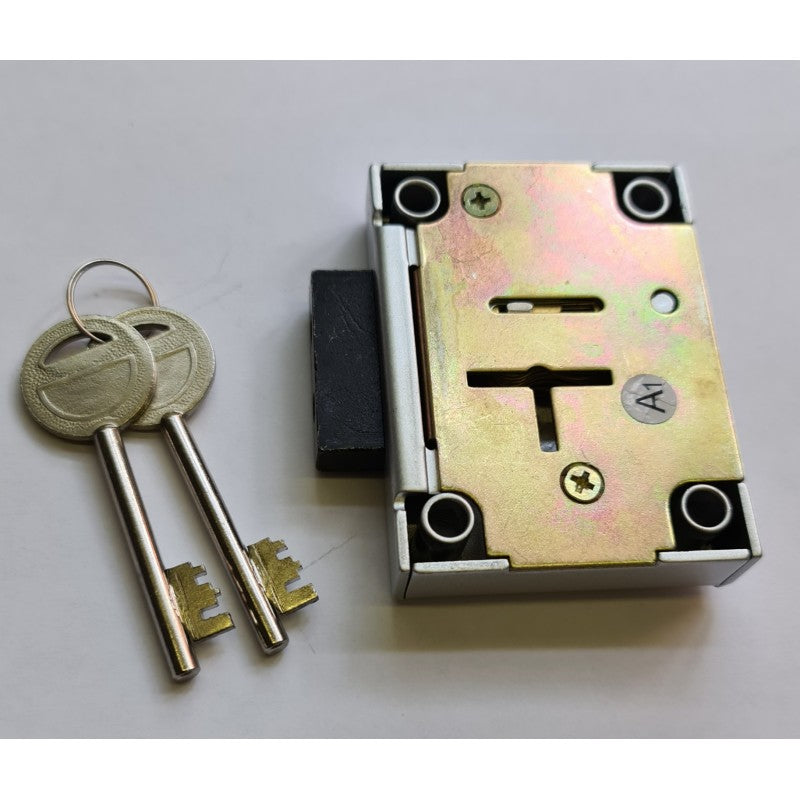 BATON 993 SAFE LOCK 60X80MM WITH 3 WAY KEYHOLE – B K Services